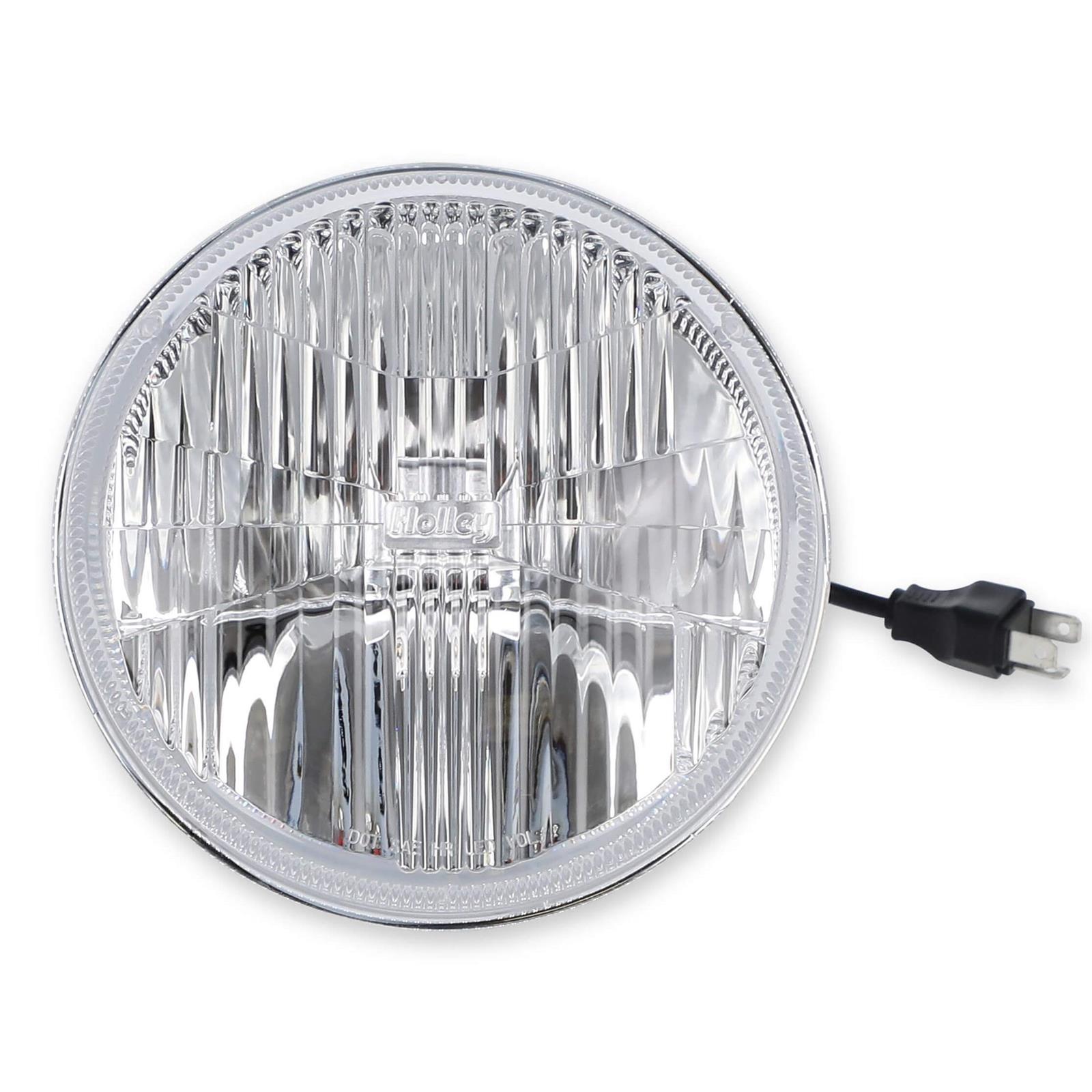 Holley LFRB135 Retrobright LED Headlight, Classic White, 7 Inch