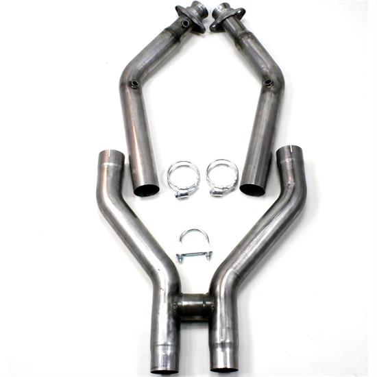 JBA 1798SH SS Mid-Pipe, 2011-14 GT-500 H-Pipe