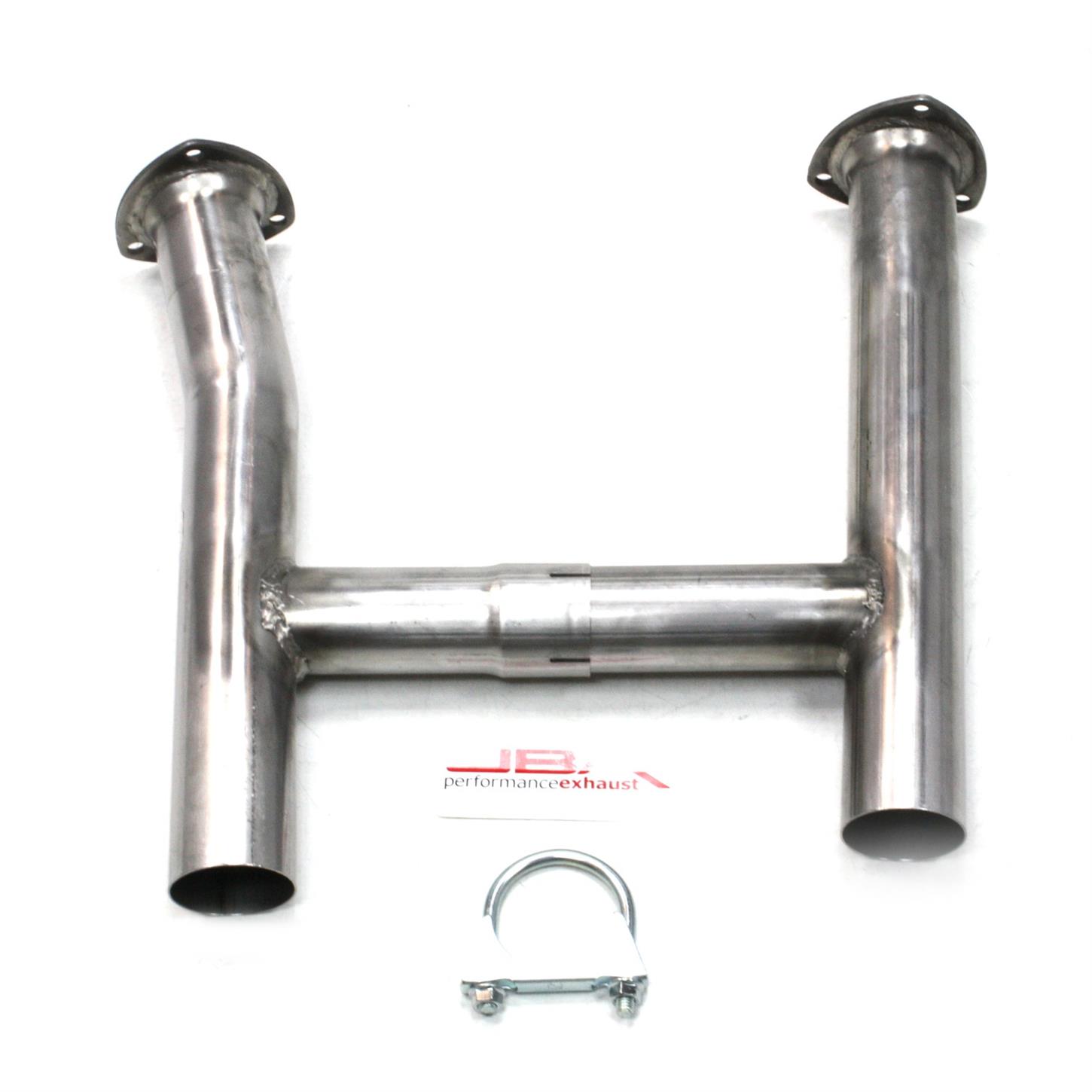 JBA 6613SH SS Mid-Pipe, 65-73 Mustang GT H-Pipe