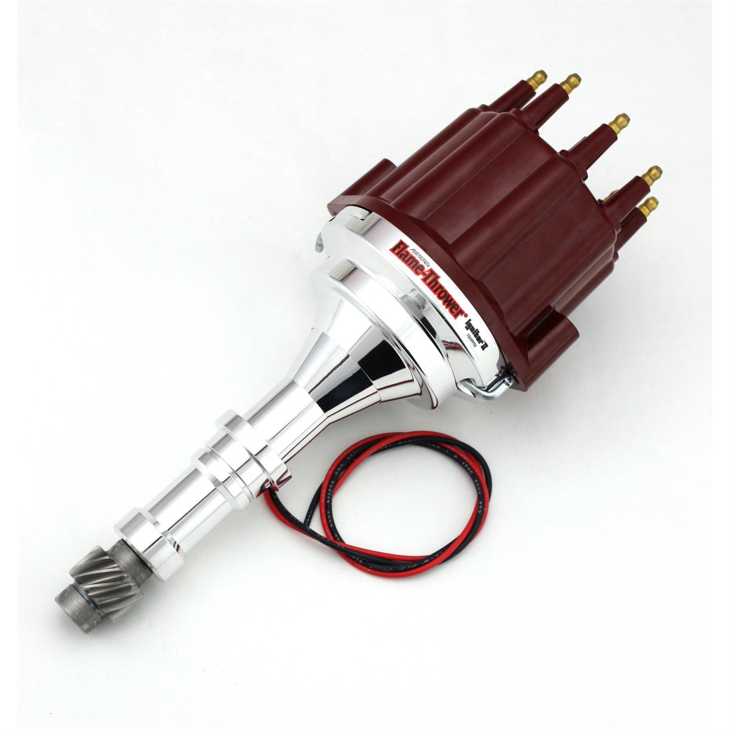PerTronix D150811 Flame-Thrower Distributor, Buick V8, Red Cap