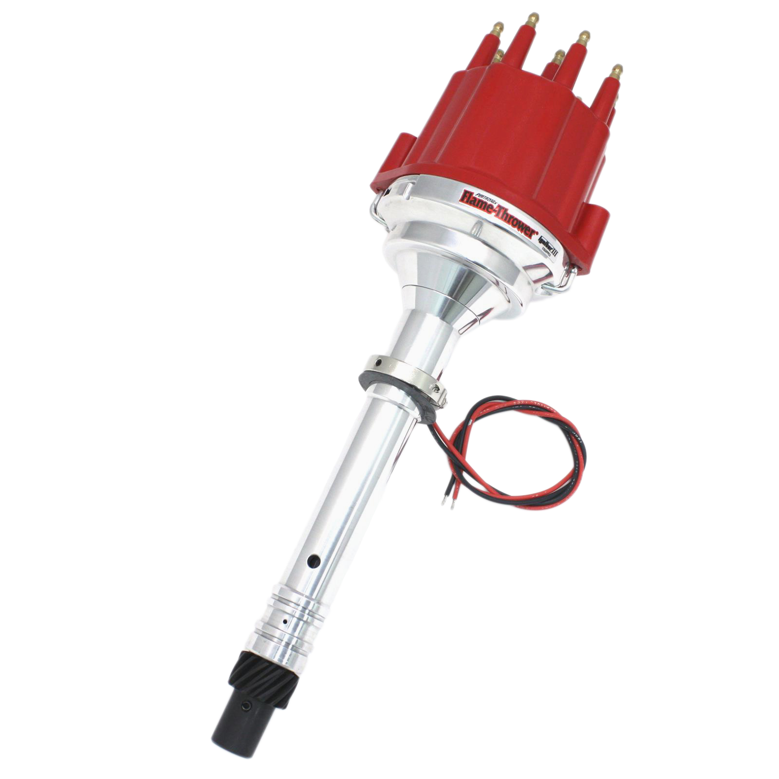 PerTronix D7105811 Flame-Thrower Ignitor III Distributor, SBC/BBC, Red