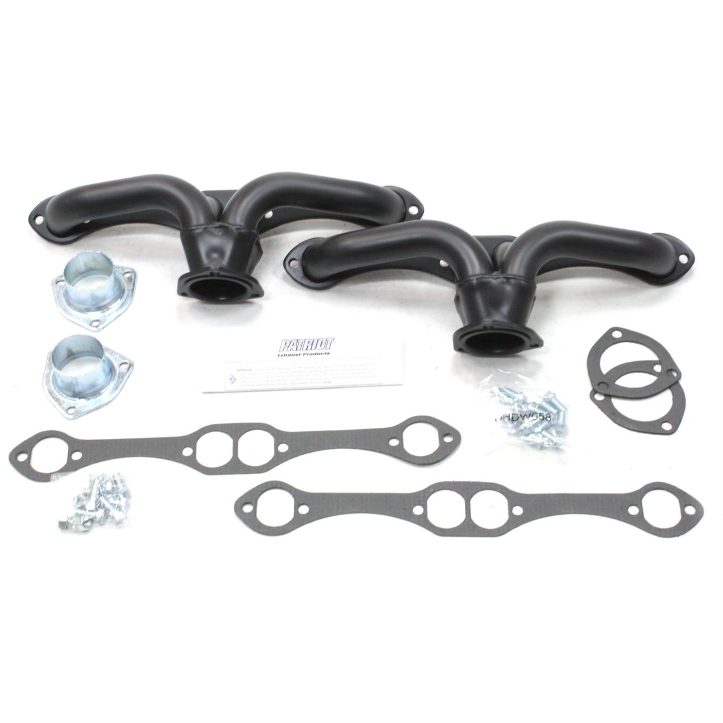 Patriot Exhaust H8052-B Tight Tuck Header, Street Rod, Universal SBC