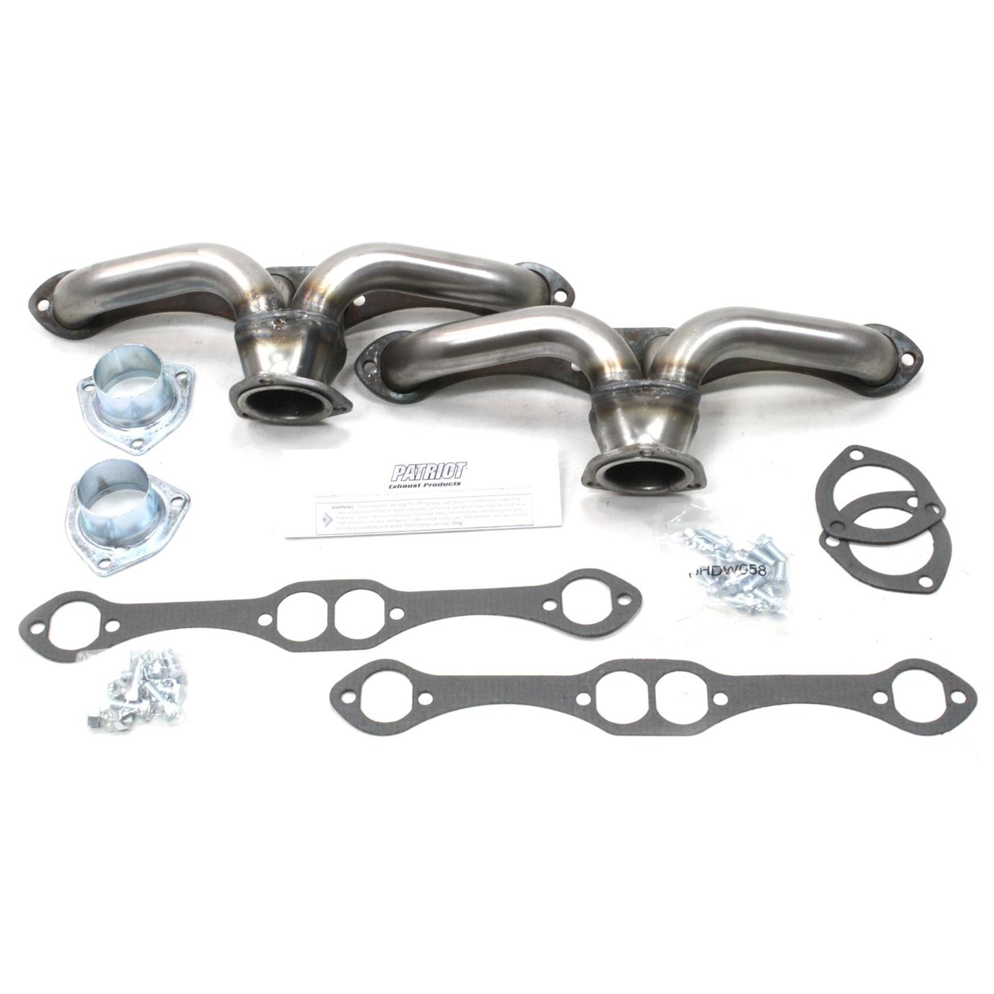 Patriot Exhaust H8052 Tight Tuck Header, Street Rod, Universal SBC