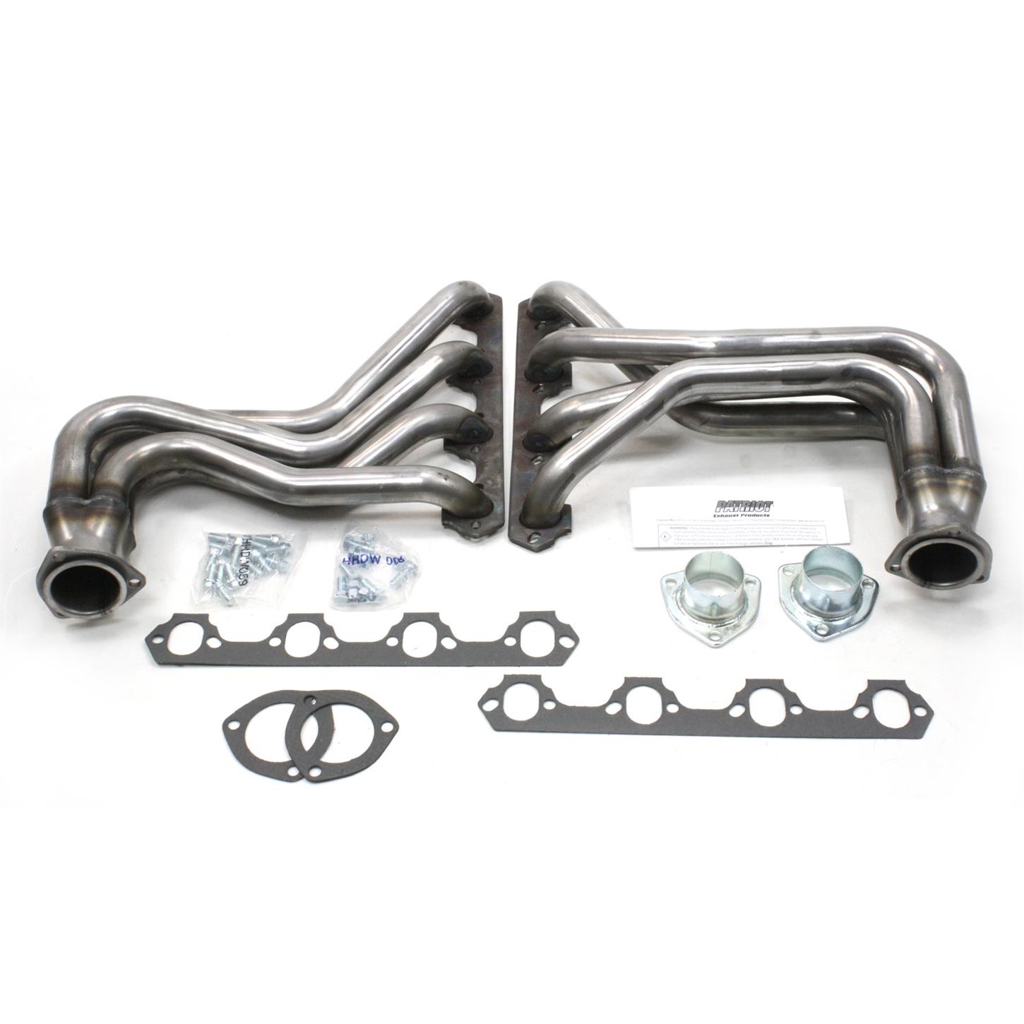 Patriot Exhaust H8429 Full Length Header, Street Rod, SBF, Raw