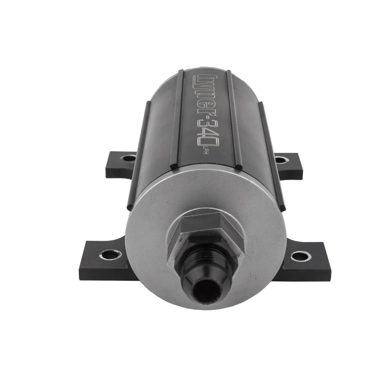 HyperFuel 40104 340LPH Billet In Line Fuel Pump