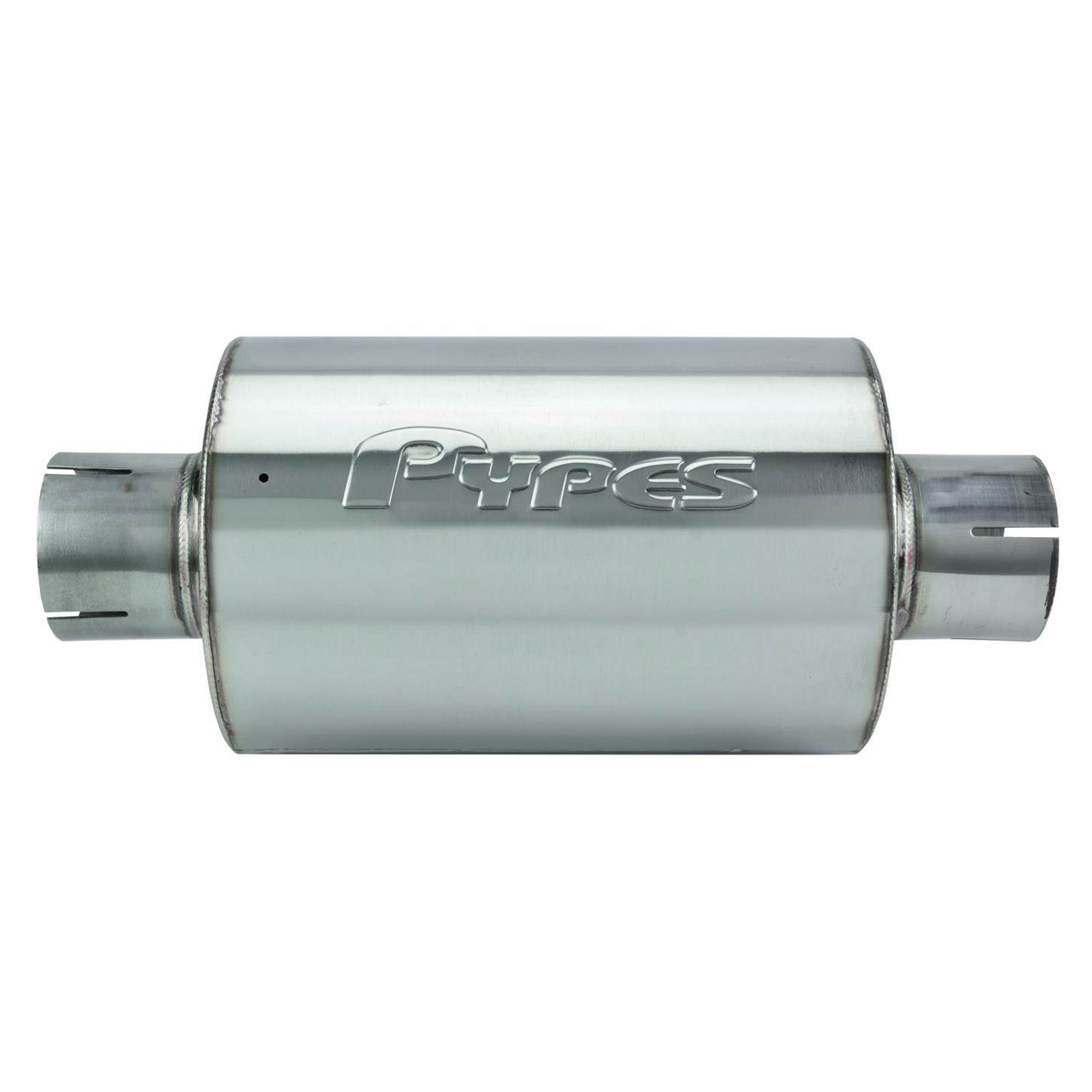 Pypes Performance MVR2010S M-80 Series Muffler 2.5 in Round 6 in