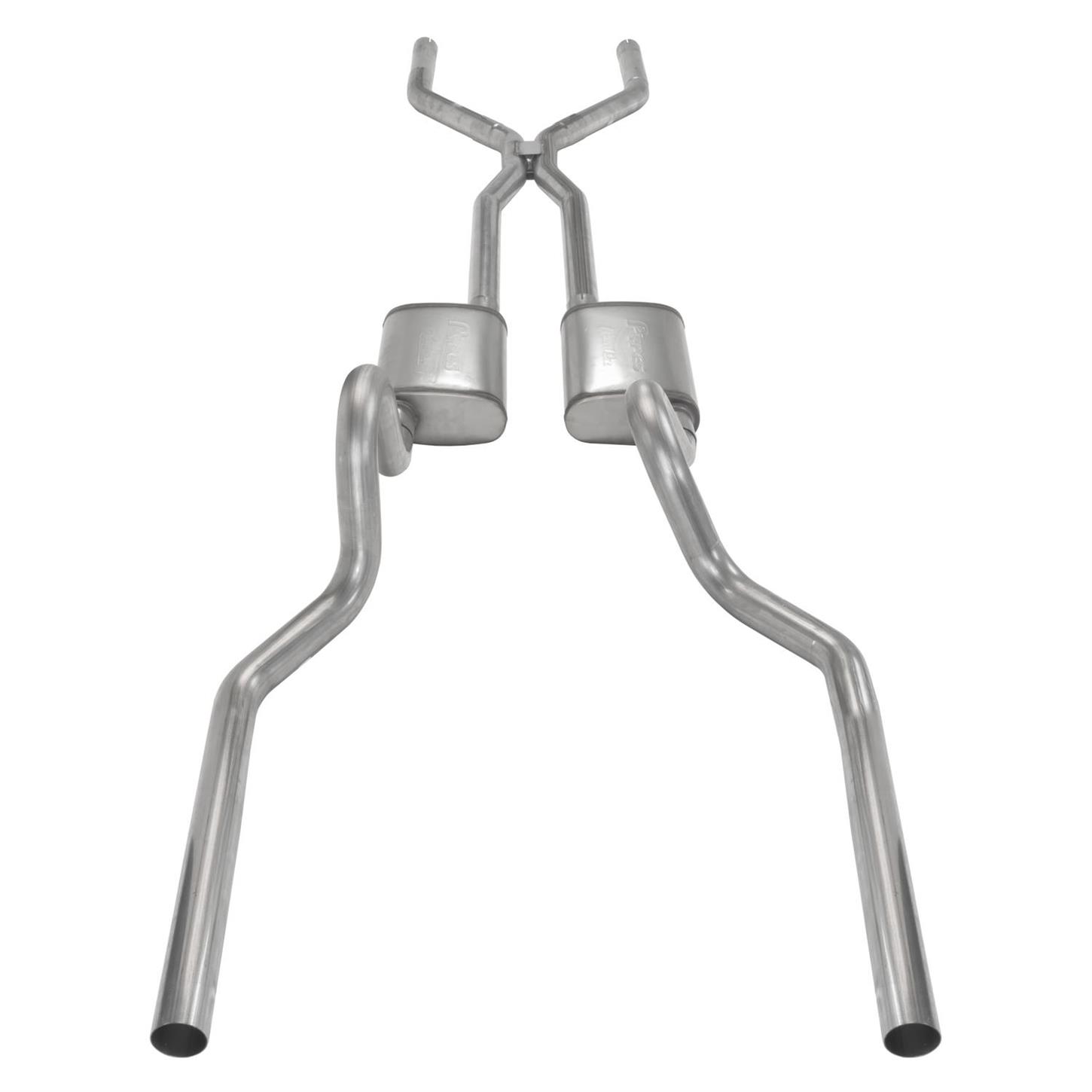 Pypes Performance SFM43 65-70 Mustang Crossmember Exhaust Kit