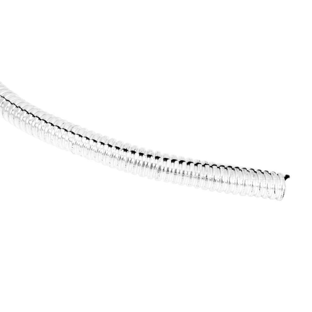 Spectre 29518 Convoluted Wire Loom Tubing, Chrome, 1/4 Inch x 10 Ft.