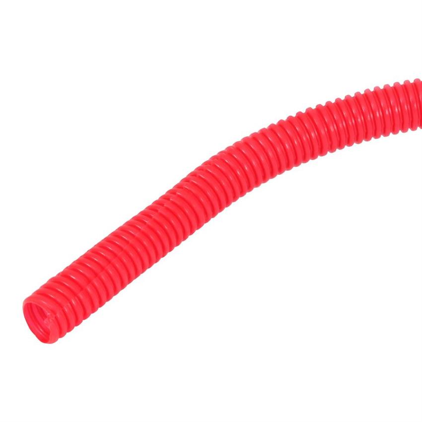 Spectre 29762 Convoluted Wire Loom Tubing, Red, 1/2 Inch x 6 Ft.