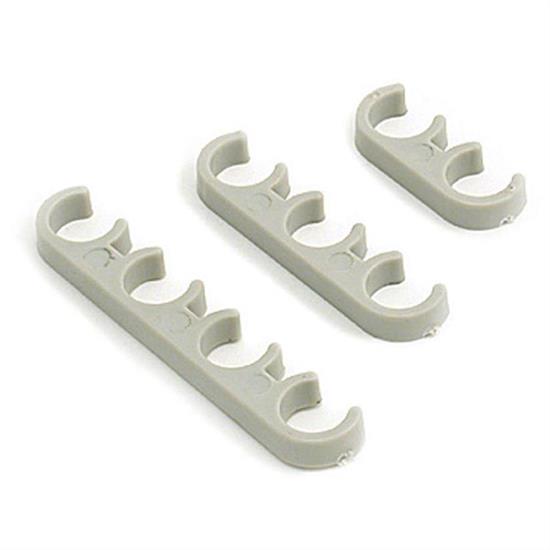 Spectre 4217 Spark Plug Wire Loom/Separator Kit, Silicone, Gray, 8mm