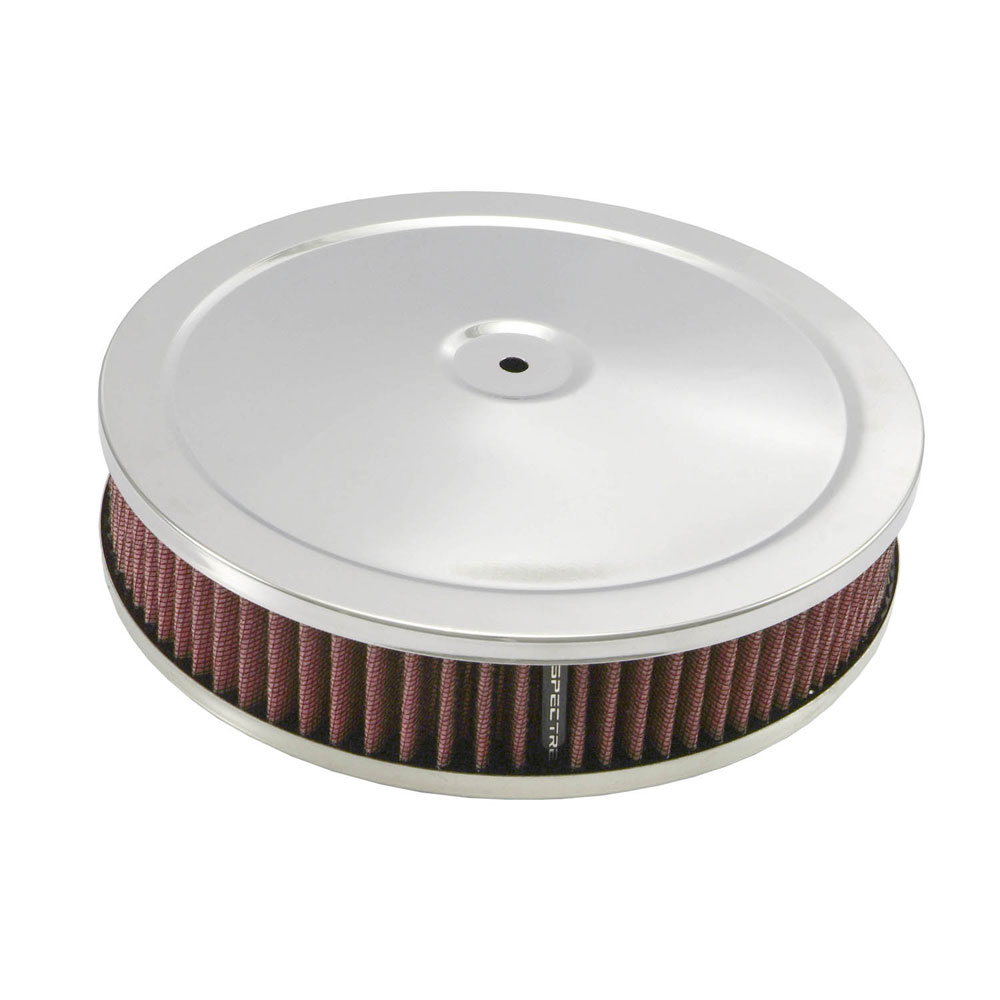 Spectre 47708 Air Filter Assembly, 2in Tall, Red, Round