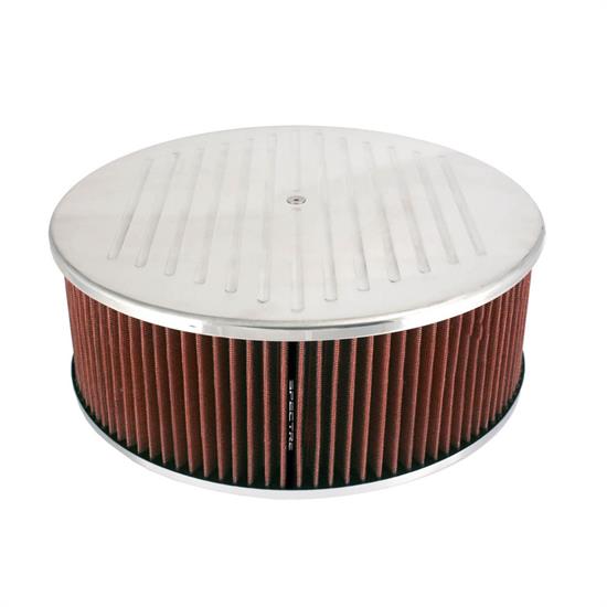 Spectre 49155 Air Filter Assembly, 5in Tall, Red, Round