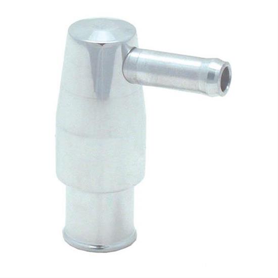 Spectre 4924 Billet Aluminum PCV Valve, 90 Degree, 1.22 Inch, 3/8 Hose