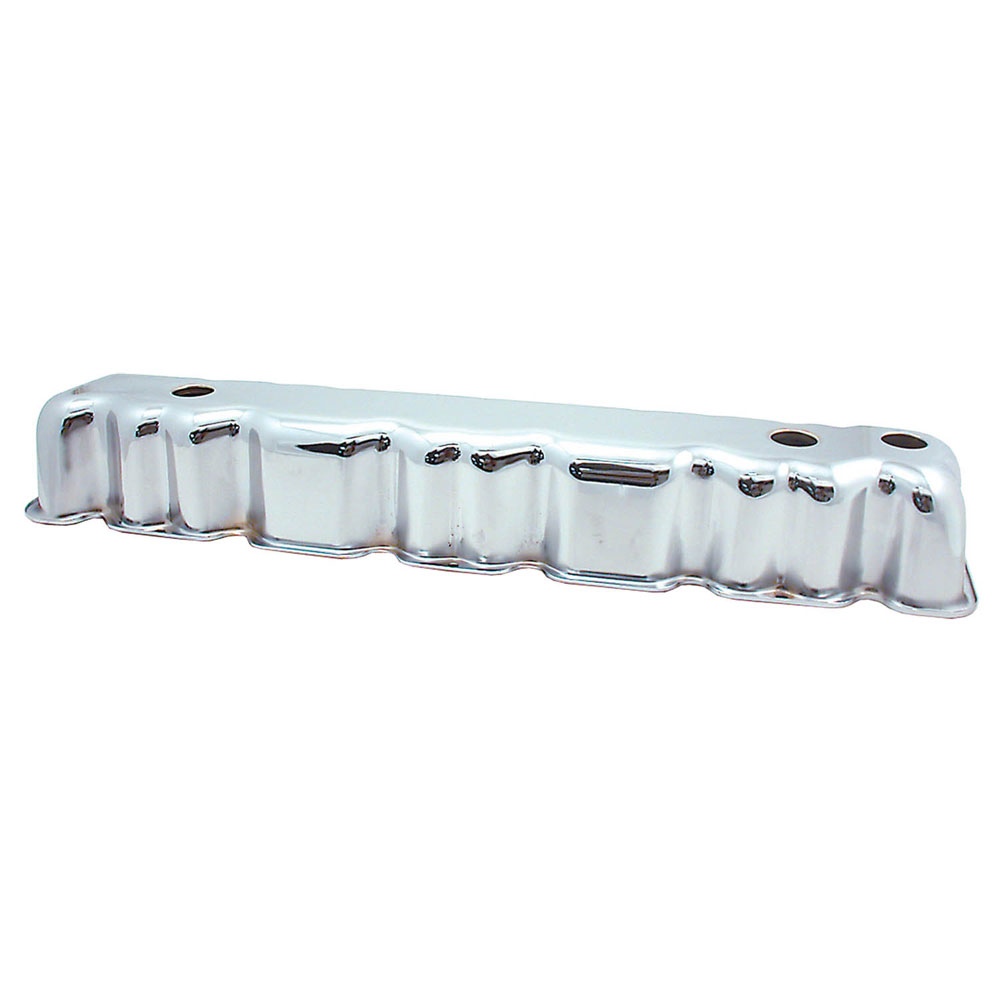 Spectre 5245 Chrome Valve Covers, AMC 199-258, Jeep 232-258