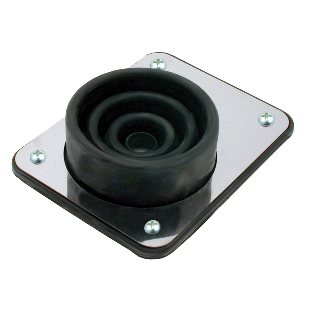 Spectre 6285 Gear Shift Boot w/Ring, Rectangular, 5.25 x 4.125 Inch