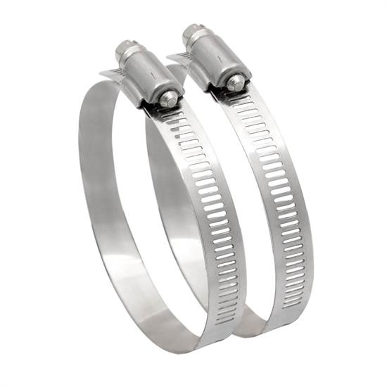 Spectre 9704 Hose Clamps, Stainless Steel, 4 Inch, Pair