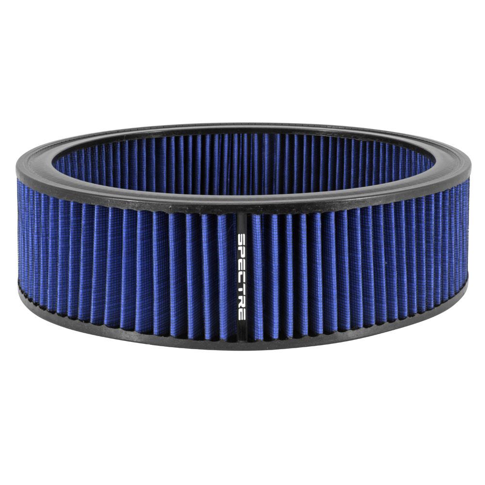 Spectre HPR0138B Performance hpR Air Filter, Blue, 4in Tall, Round