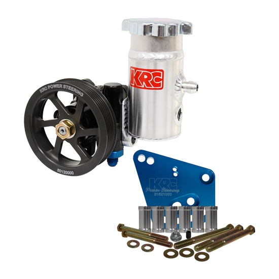 KRC Ford Cast Iron Power Steering Pump Kits, Serpentine Pulley