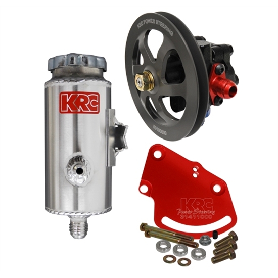 KRC KRC59010010 Cast Iron SBC Pump Kit V-Belt Head Mount Remote Tank