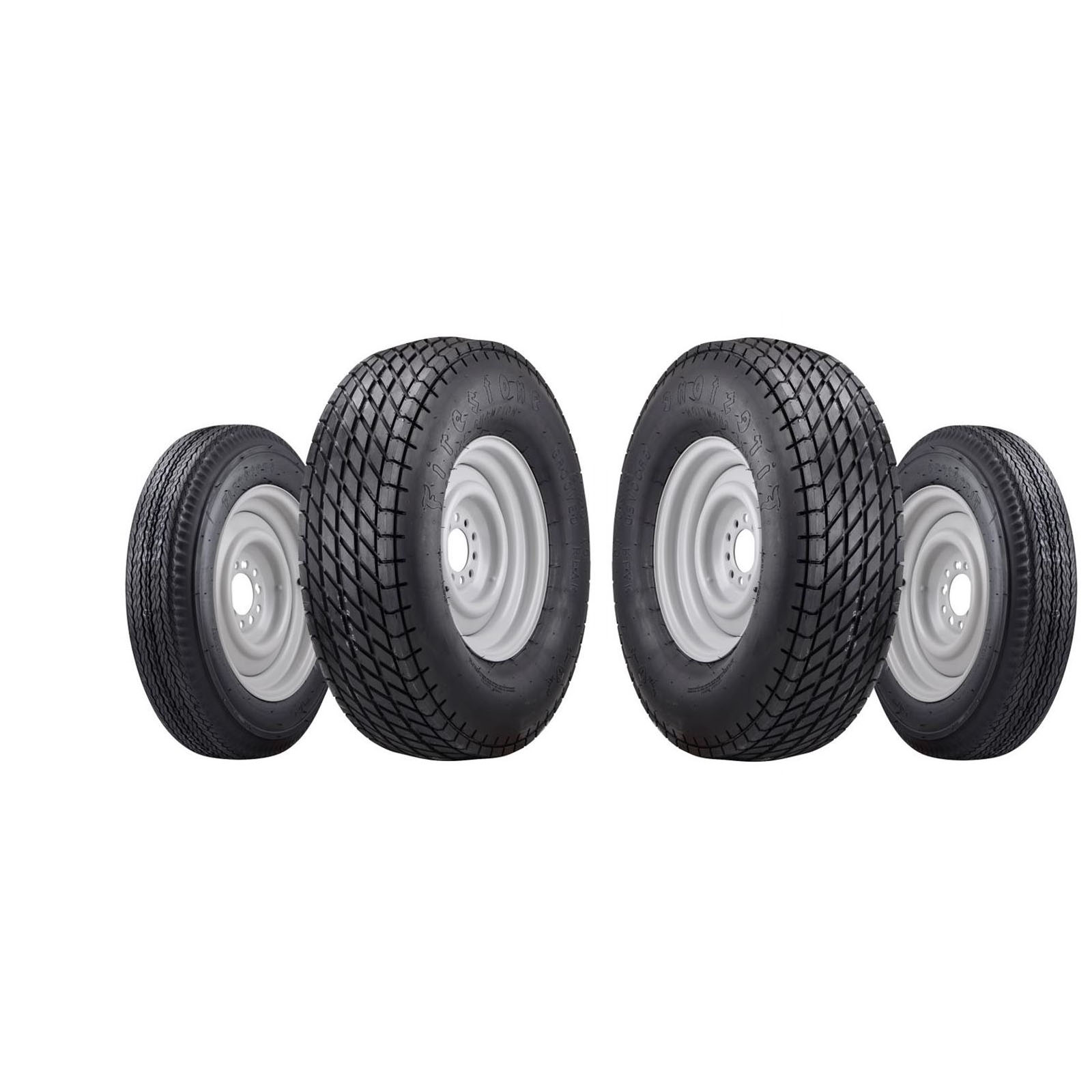 Firestone 471104 Mounted and Balanced Wheel Tire Set