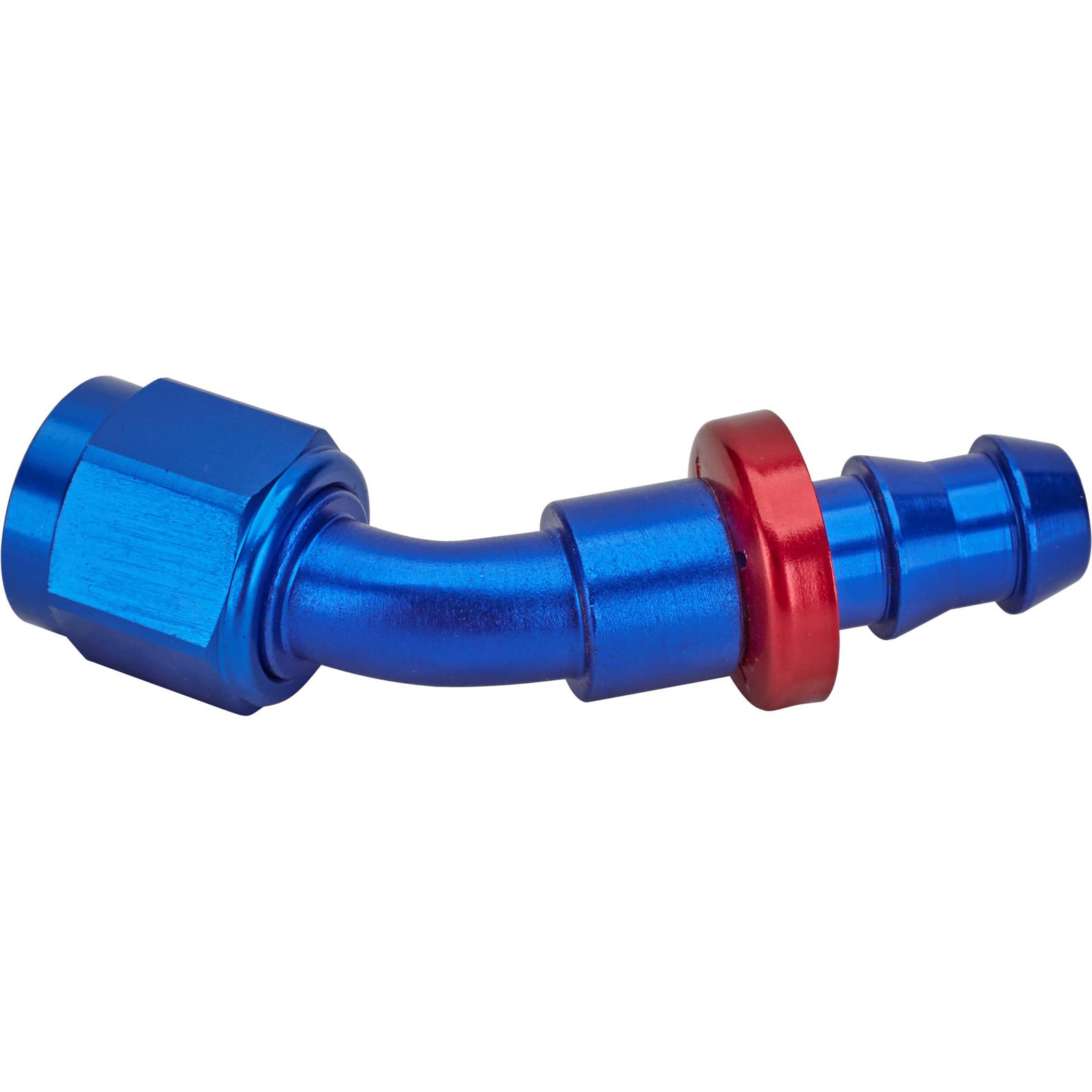 Aluminum Socketless Reusable Push-On Hose Barb Ends for AN Fittings