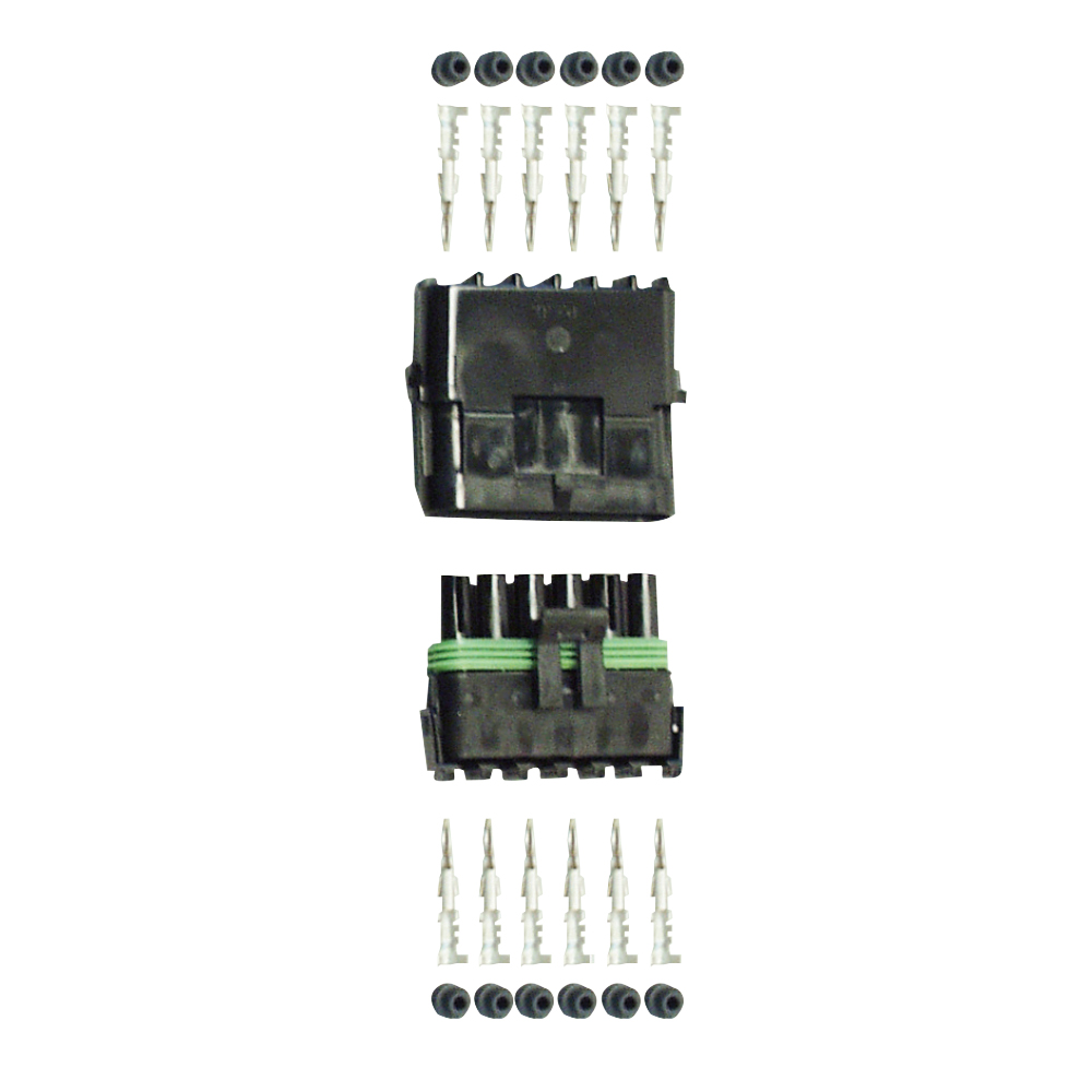 Longacre® 52-44916 Weather Pack Connector Kit - 6 pin
