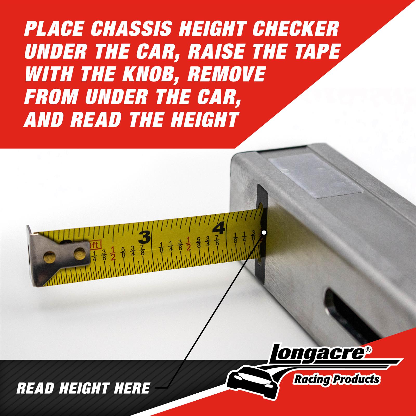 Longacre® 52-78318 Mini Chassis Height Checker