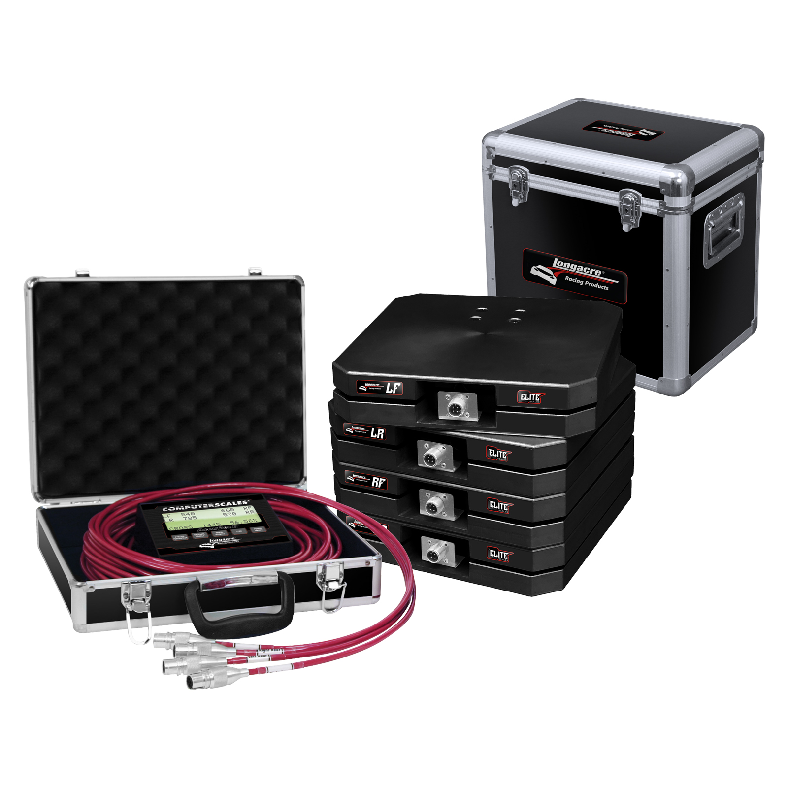 Longacre 52-82582 Elite Wired Scales, 1100 Lbs/Pad, 15 Inch