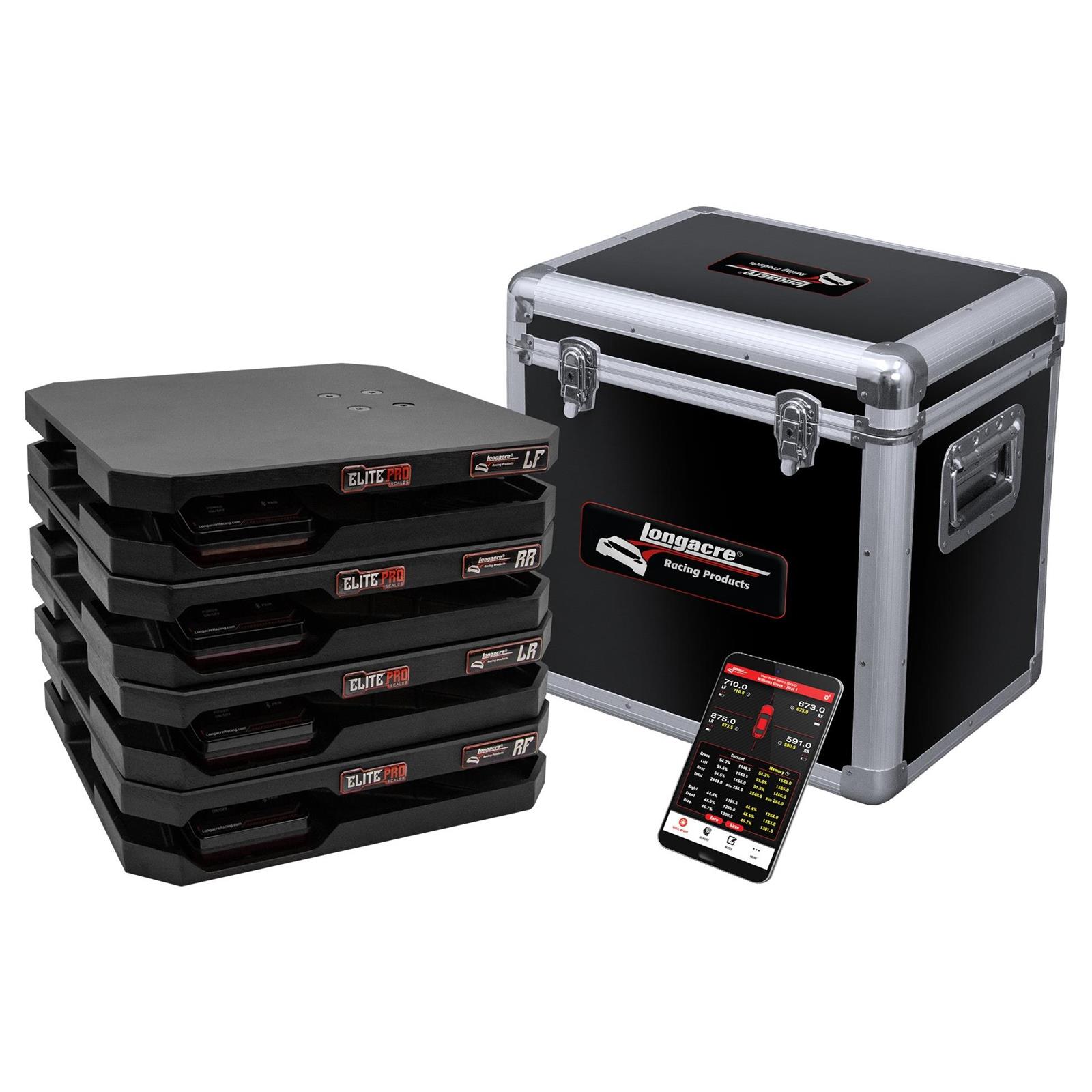 Longacre 52-82691 Elite Pro Wireless Scales,12", 1100 lbs Pads