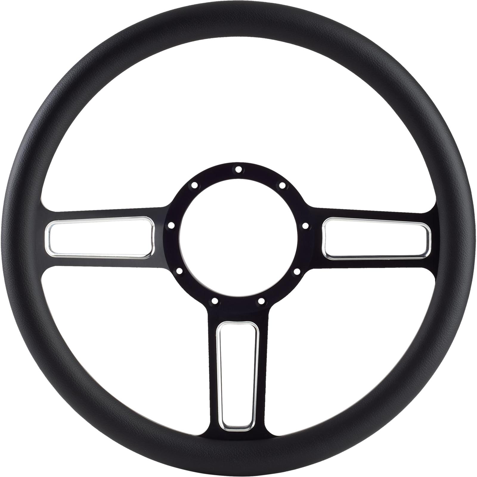 Eddie Motorsports MS140-5-4HL Launch Steering Wheel, Machined