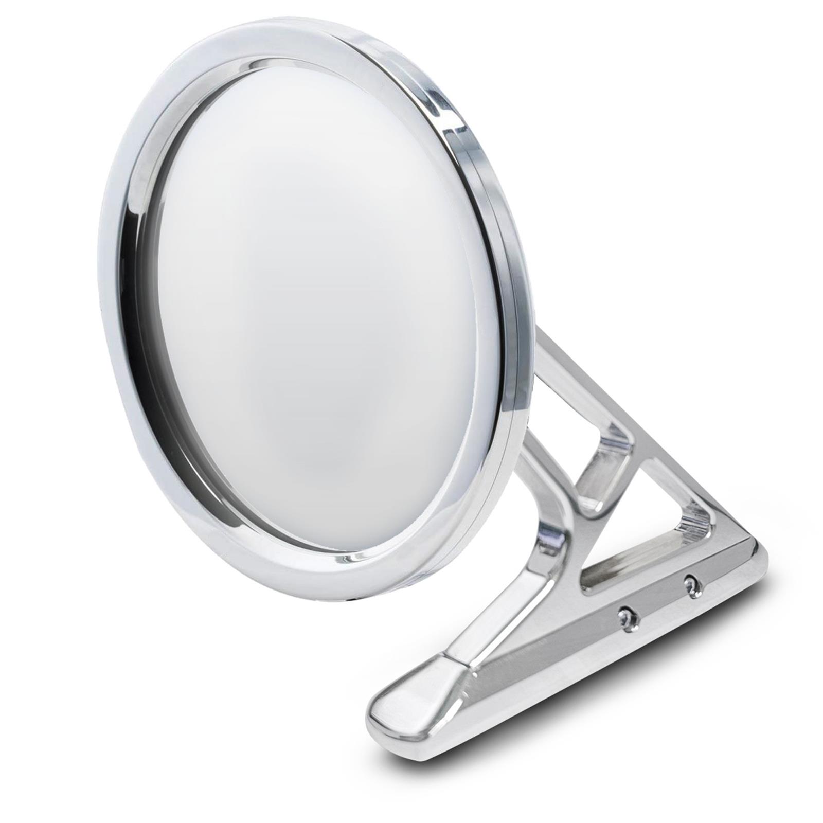 Eddie Motorsports MS279-12P Kinetic Round Mirror, Polished
