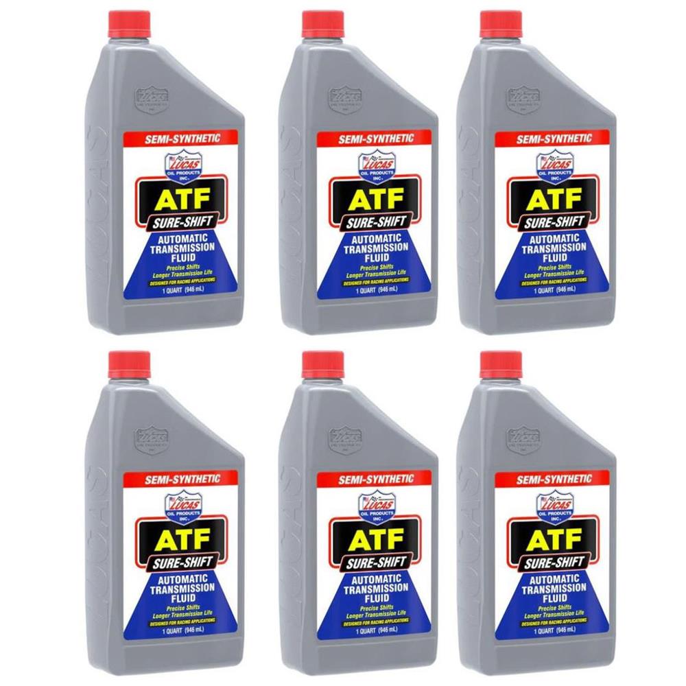 Lucas Oil 10052 Semi-Syn Automatic Transmission Fluid Case Of 6