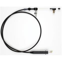 Lokar KD-20C6U Ford C6 Universal Kickdown Cable Kit, Black Housing