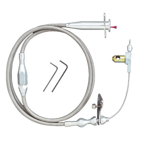 Lokar CC-1601HT Cut-To-Fit Stainless Carbureted Cruise Control Cable