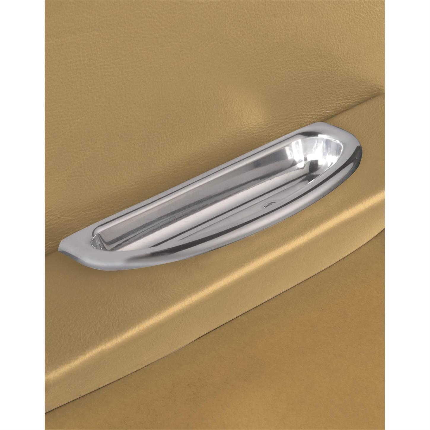 Lokar IDP-2003 Polished Billet Crescent Oval Arm Rest Door Pulls