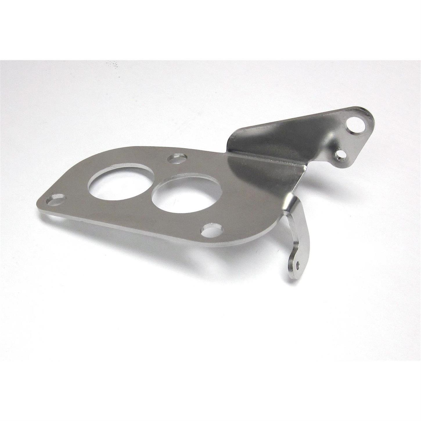 Lokar TRP-4007 Stainless 3 Bolt Carb Throttle Cable Mounting Plate