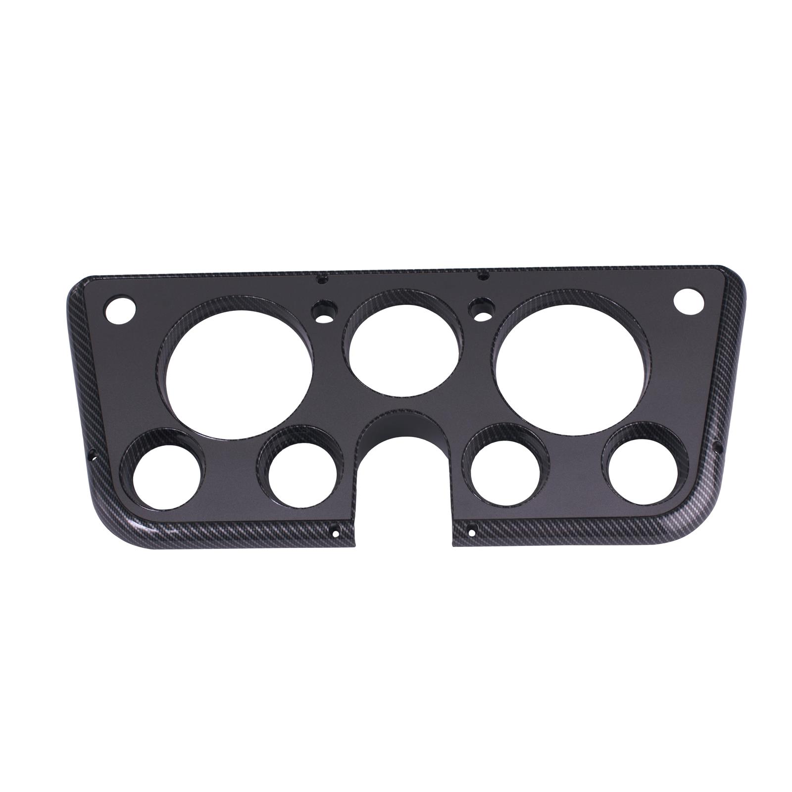 Clayton Machine 6772-C Gauge Bezel, Carbon Fiber, 67-72 GM Truck