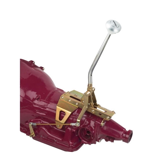 Lokar CMC4AMP Auto Trans Shifter, Ford C-4, 23 Inch, Pol Mushroom