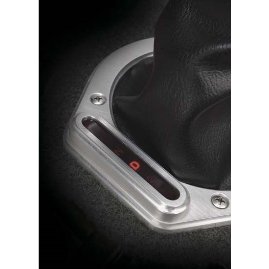 Lokar CINB-1760 Vertical Round LED Shifter Boot Indicator, GM 200-4R