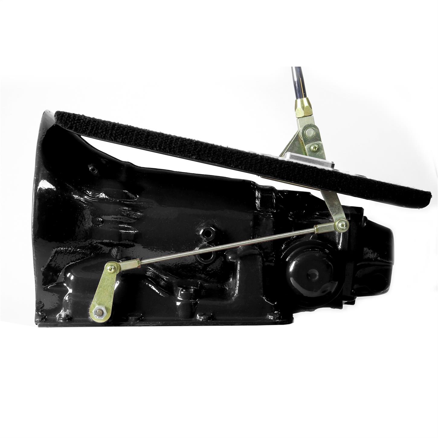 Lokar FMC4EQW Ford C4 Floor Mount Shifter, 8 Inch, Muscle Knob