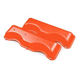 LS Classic Series GMLS1004O 409 Chevy Style Orange Valve Covers