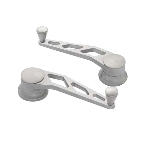 Lokar IDH-2012 Brushed Billet Alum Window Cranks, GM Pre-1949, Pair