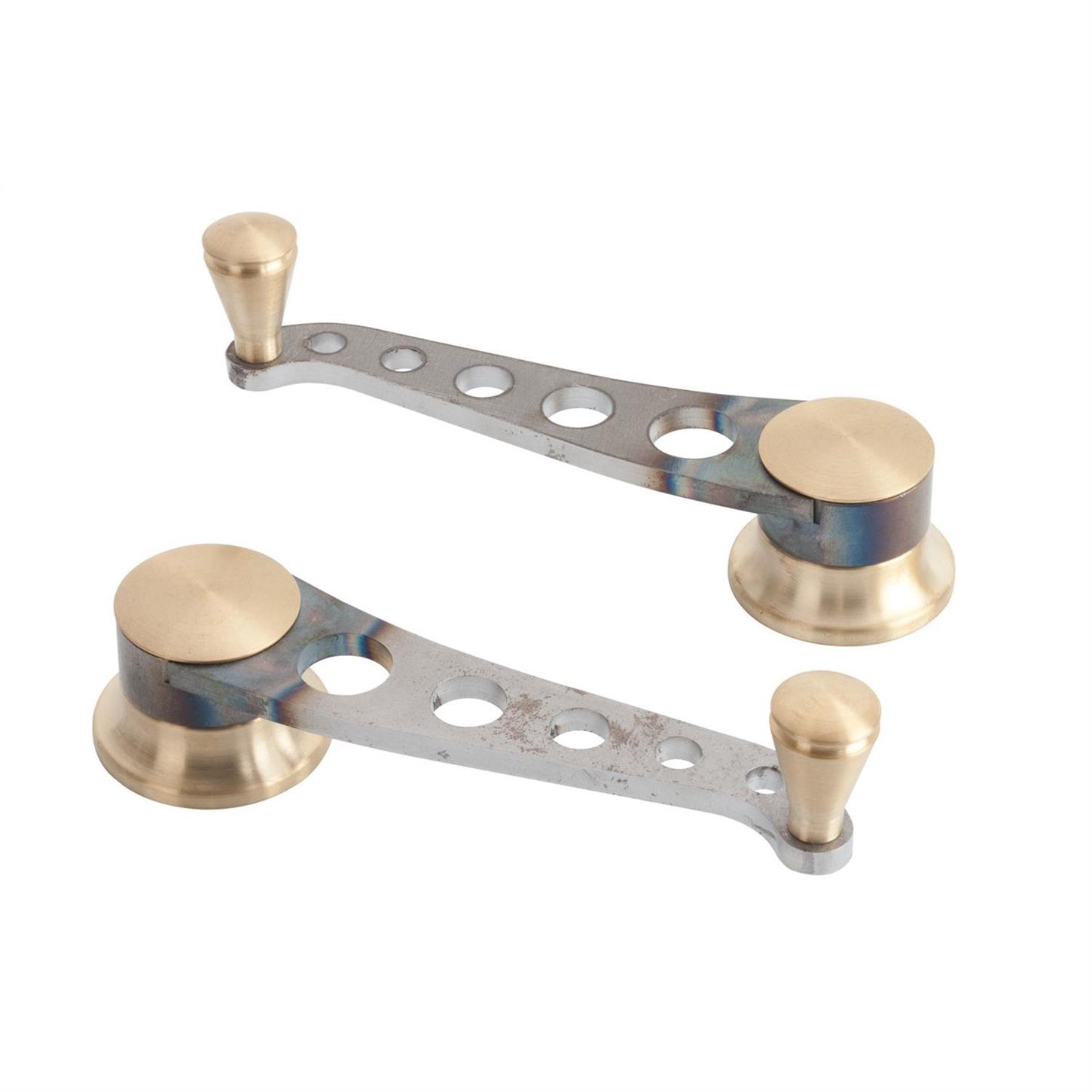 Lokar IDH-2034 Lakester Steel Window Cranks, GM/Ford 1949-Up, Pair