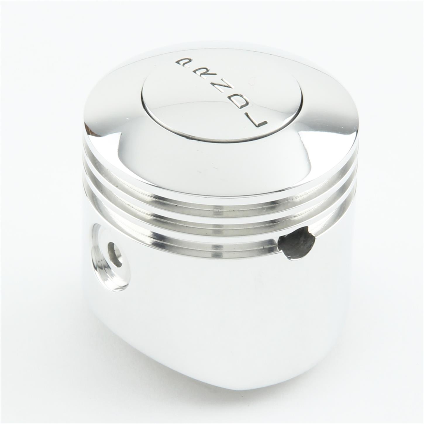 Lokar SK-6858 Shift Knob Push Button, Piston, Polished GM 2 Speed