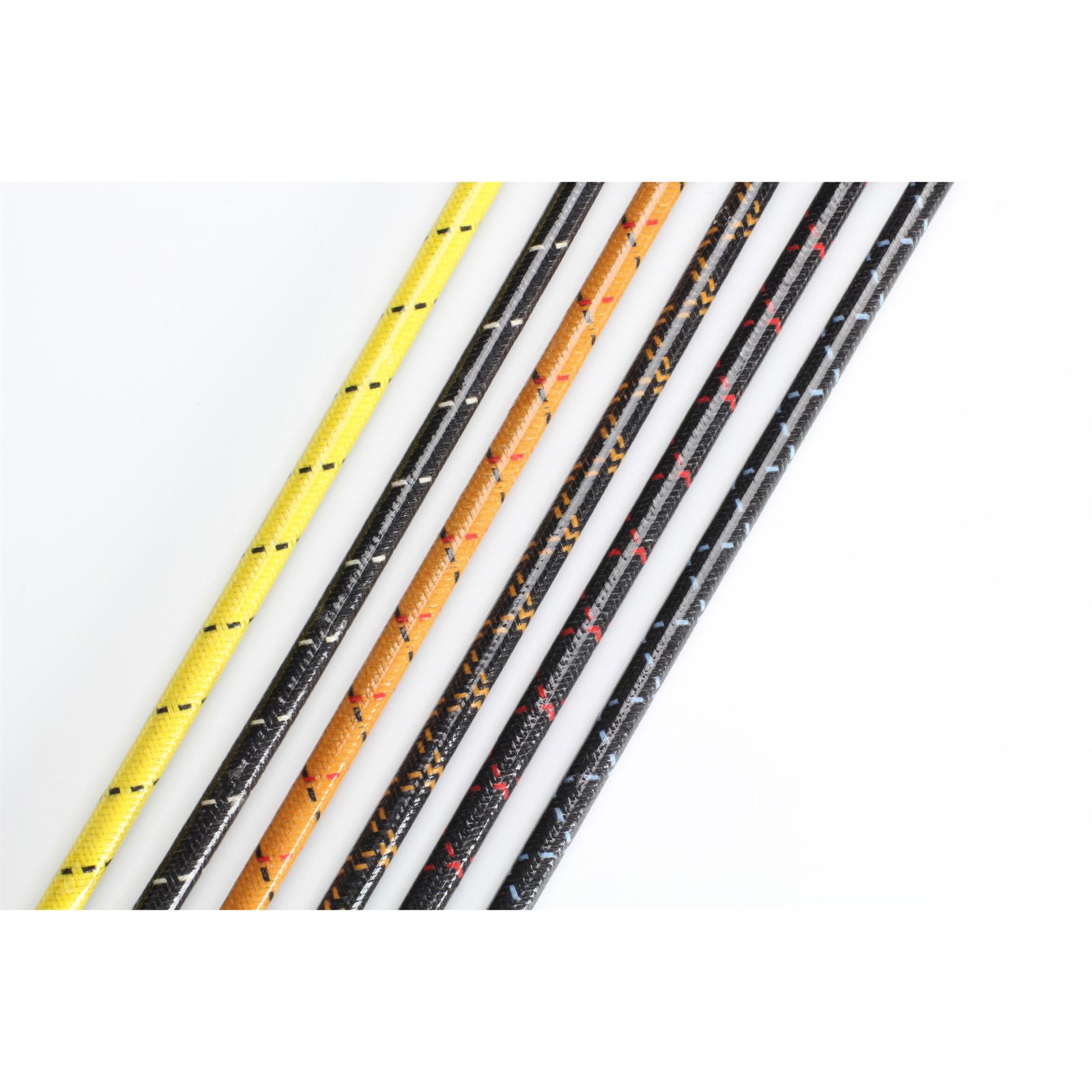 Lokar VS-2FMX2 Vintage Series Ford FMX Kickdown Cable, Blk/Orange