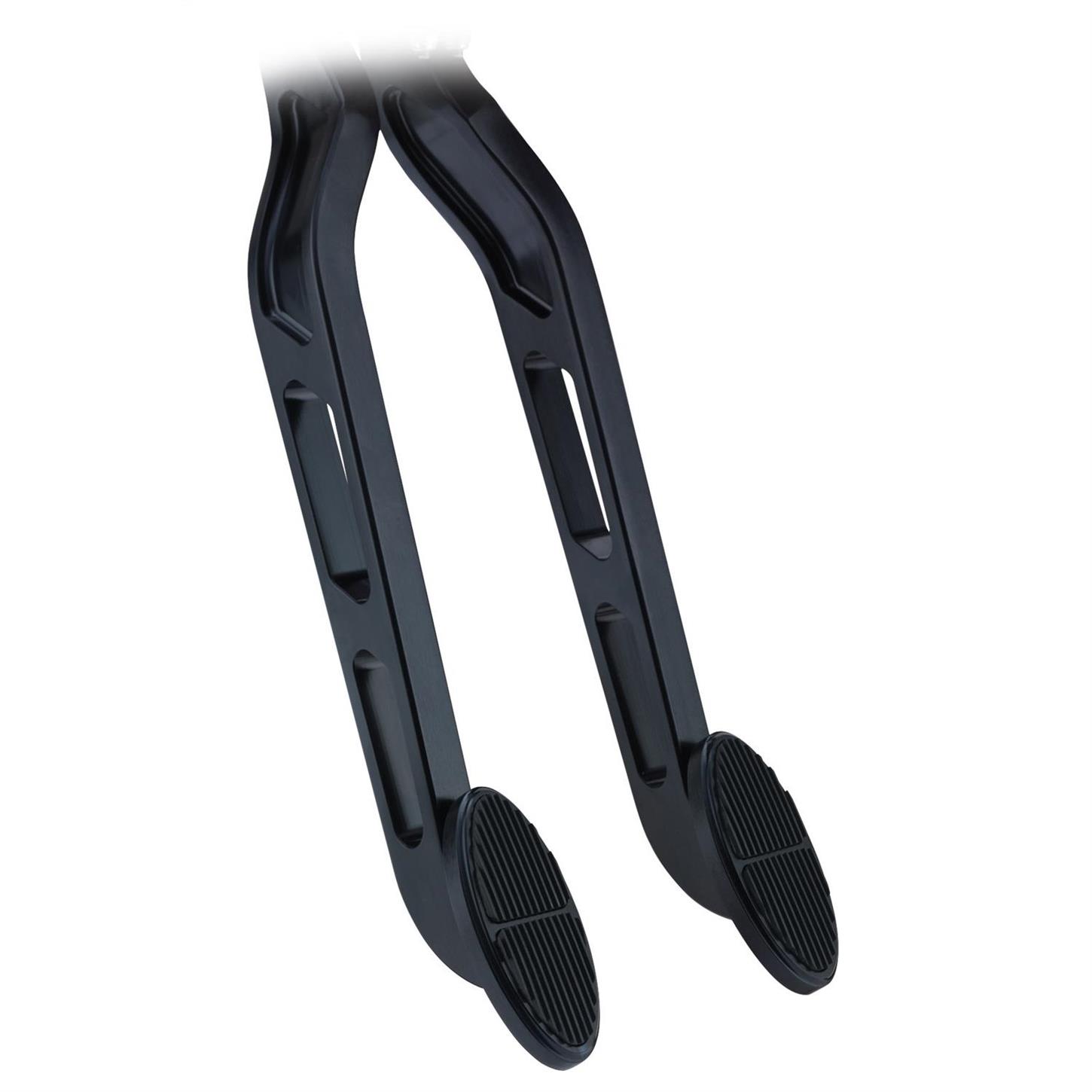 Lokar XBCA-9502 Standard Black Brake And Clutch Arms For Kuge