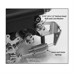 Lokar XTCB40FIT FiTech Throttle Cable Brackets