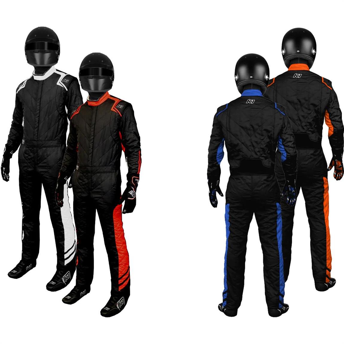K1 RaceGear 20-AER Aero Racing Suit, One Piece, SFI 3.2A/5