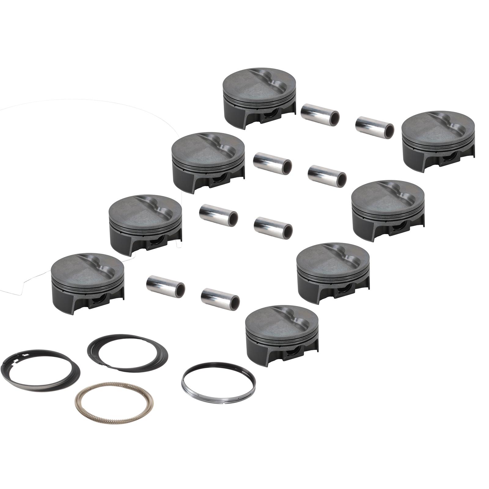MAHLE SBC Forged Flat Top Pistons