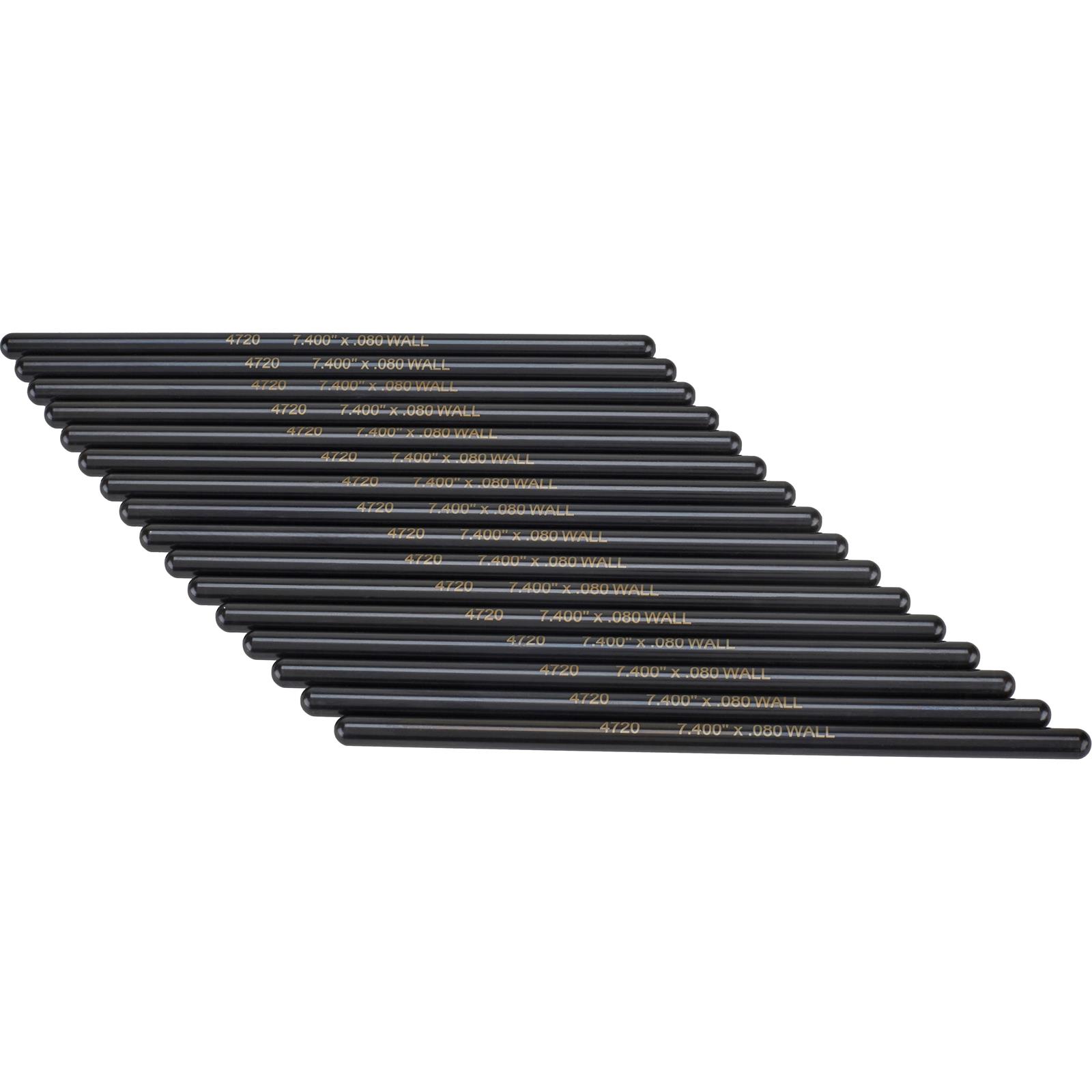 Manley 25735-16 LS Engine 4130 Chromoly Pushrods, 7.400 Inch Long